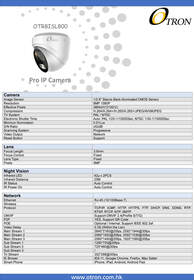 OTRON DOME CAMERA - SYS